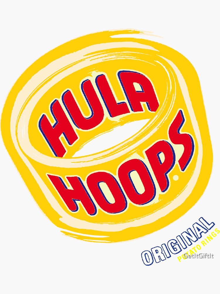 "Hula Hoops Original Crisps design" Sticker for Sale by GetItGiftIt ...