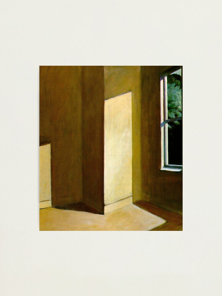 "Sun in an Empty Room-Edward Hopper" Photographic Print for Sale by ...