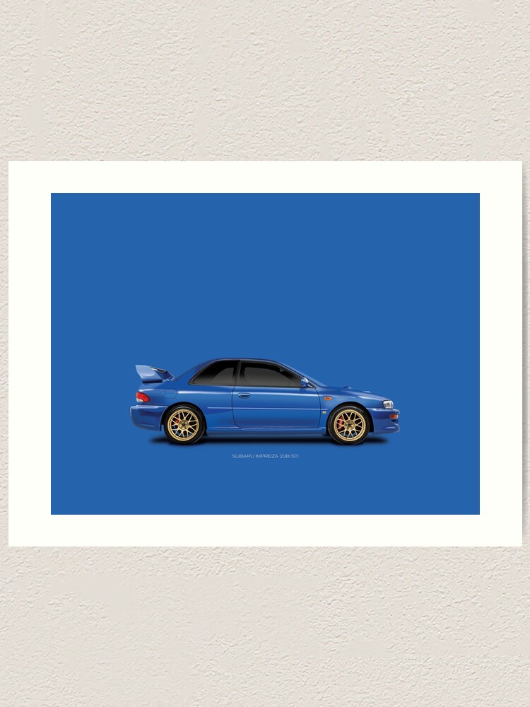"Subaru 22B" Art Print for Sale by peterdials | Redbubble