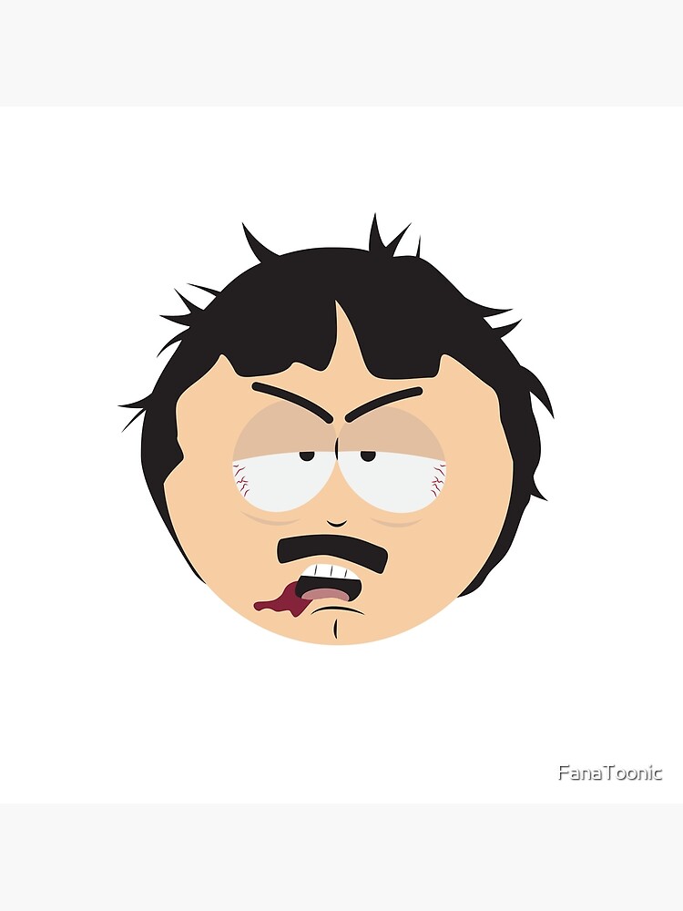 "South Park Randy Marsh Drunken Face" Art Print for Sale by FanaToonic ...