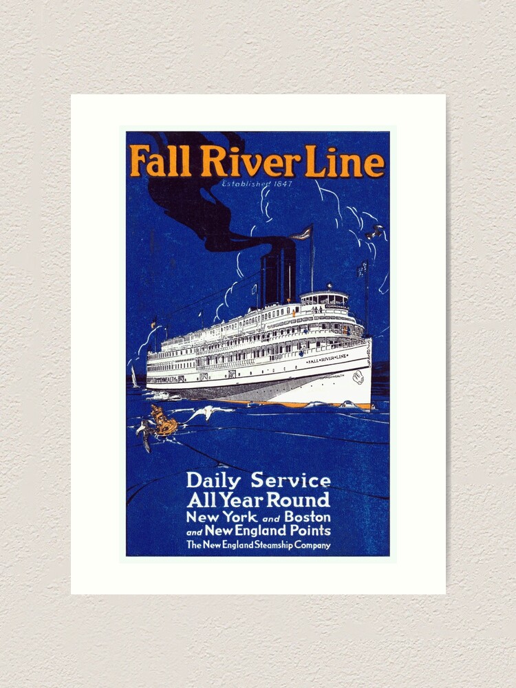 "1920 Fall River Line" Art Print for Sale by historicimage | Redbubble