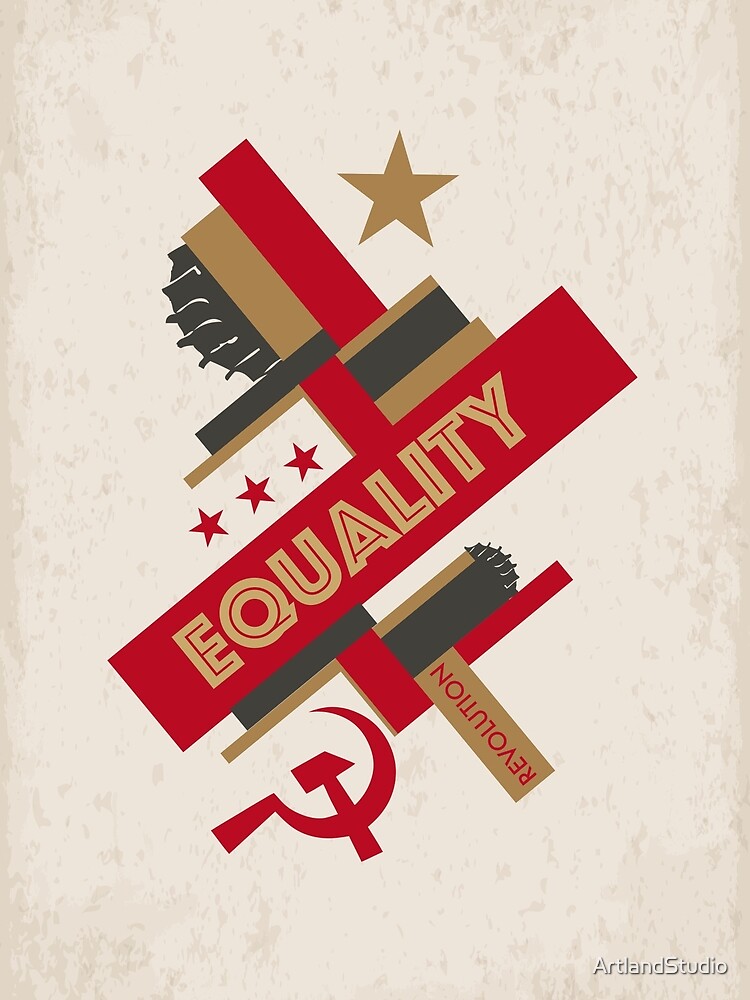 "Equality Vintage Soviet Art" by ArtlandStudio | Redbubble