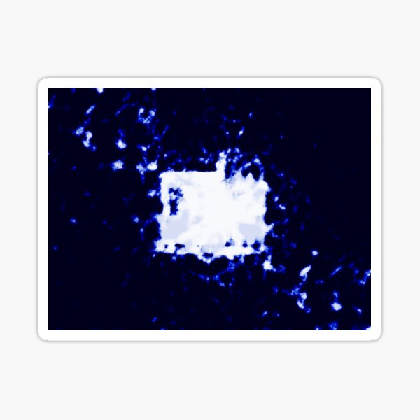 "Blue Box" Sticker by hiccupsdude | Redbubble