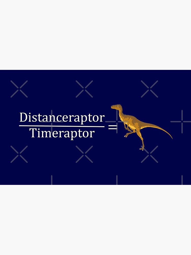 "Velociraptor Math - Funny Dinosaur Velocity Formula" Coffee Mug by ...