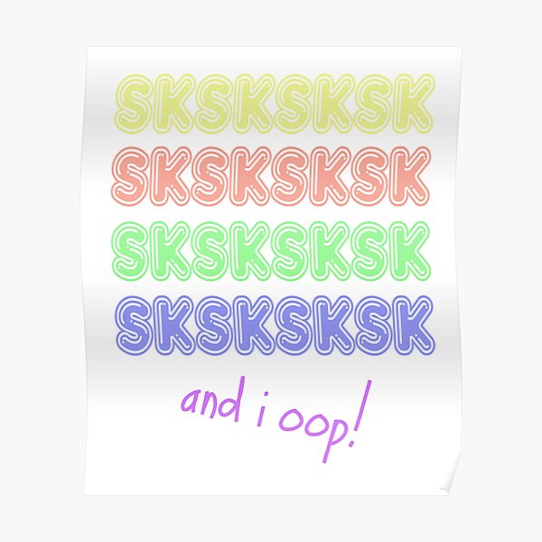 "Kopie von Kopie von Sksksksk Funny Intenet Slang Basic Girl Sticker ...