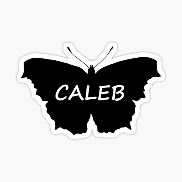 "Caleb Butterfly" Sticker for Sale by gulden | Redbubble