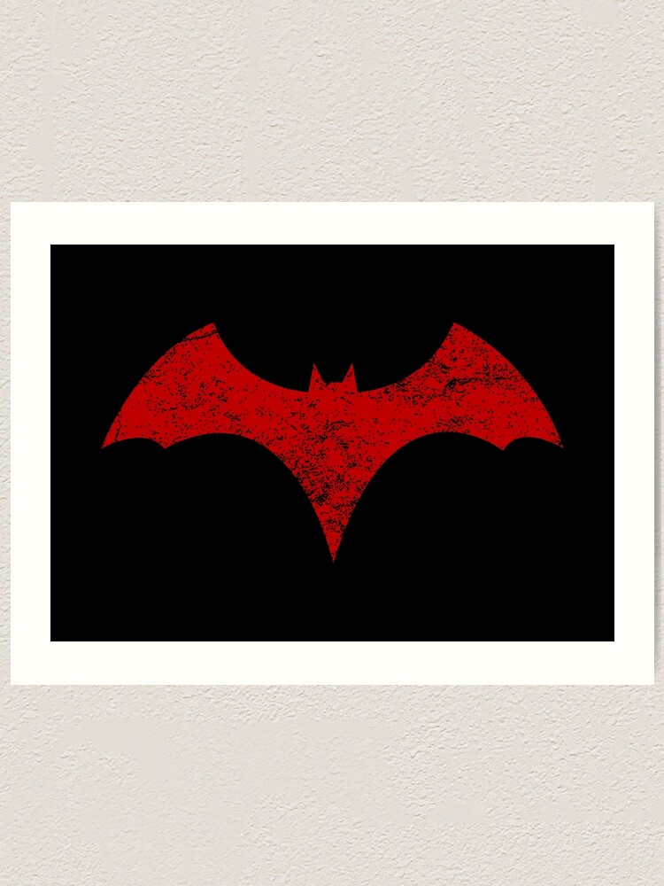 "Distressed Batwoman Logo - Red Bat Symbol - Kate Kane" Art Print by ...
