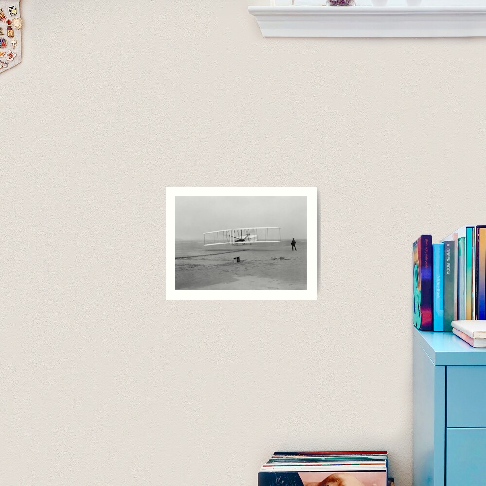 "Wright Brothers First Flight" Art Print for Sale by warishellstore ...