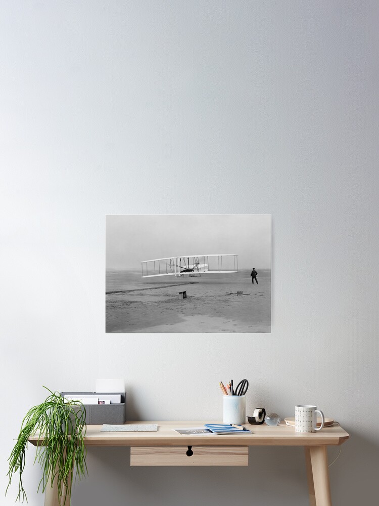 "Wright Brothers First Flight" Poster for Sale by warishellstore ...