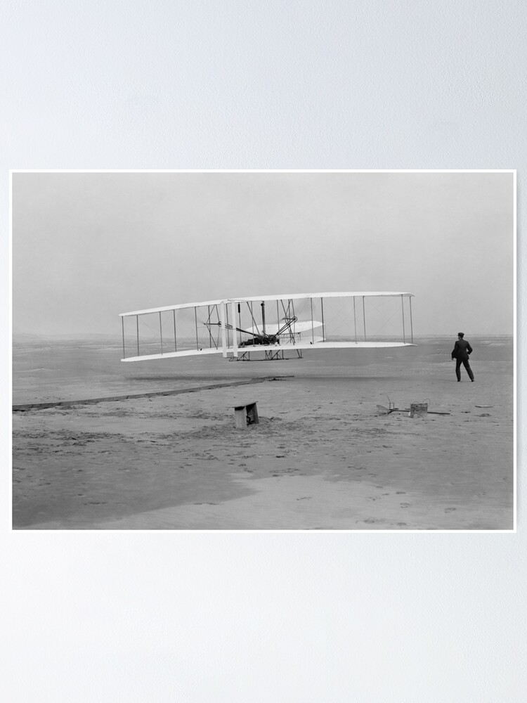 "Wright Brothers First Flight" Poster for Sale by warishellstore ...