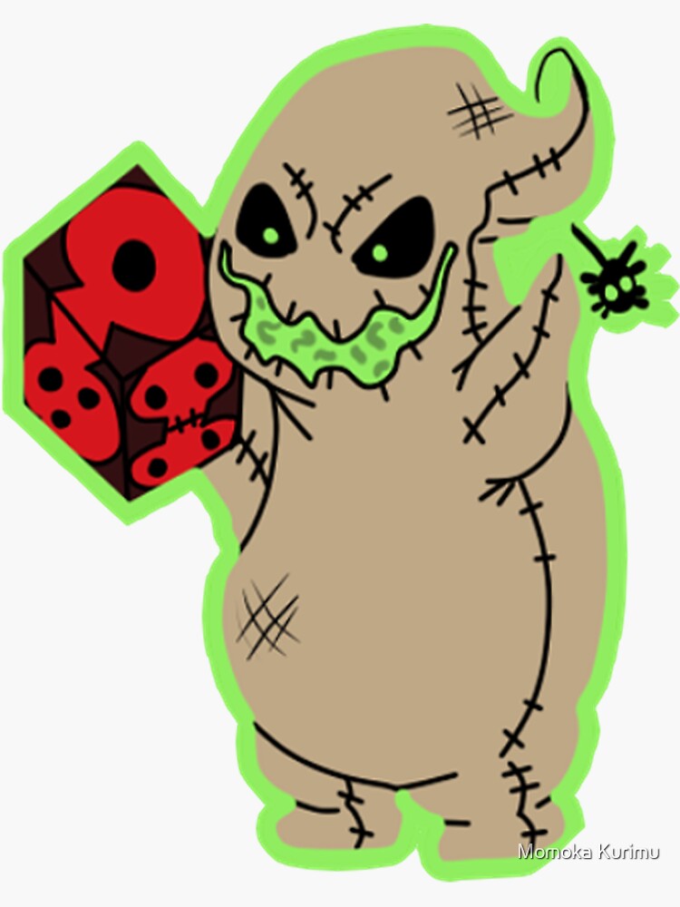 "Oogie Boogie" Sticker for Sale by Art-of-Momoka | Redbubble