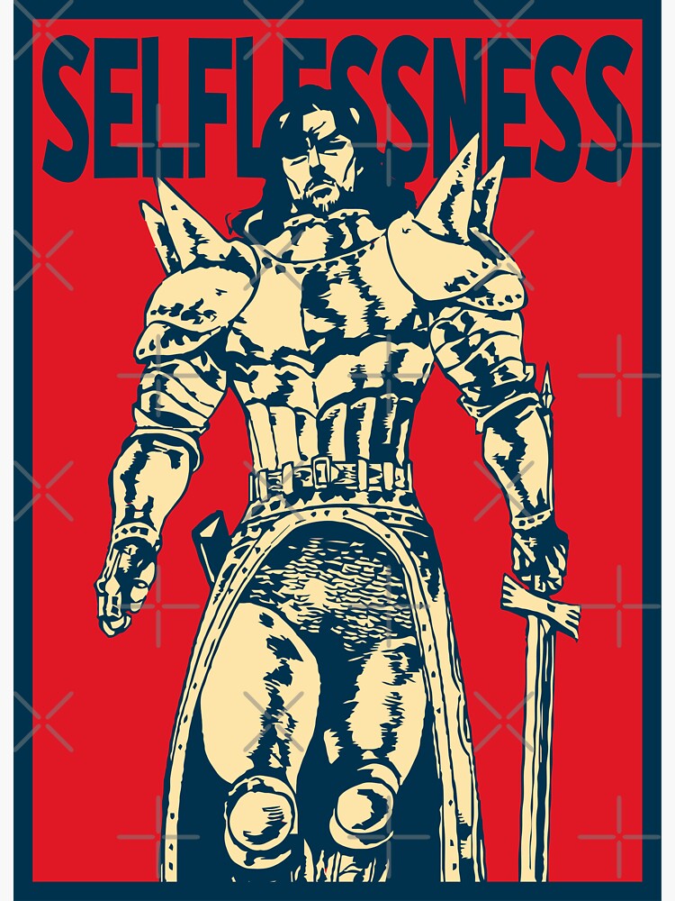"Fraudrin the Selflessness" Sticker for Sale by summersamy | Redbubble