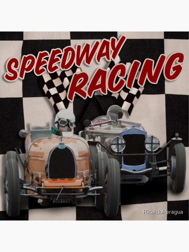 "Speedway Racing" Sticker by RicardoPeragua | Redbubble