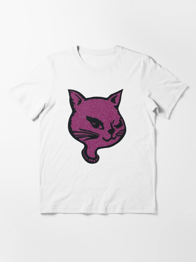"Winking Cat Pink" T-shirt for Sale by MohrCreations | Redbubble ...