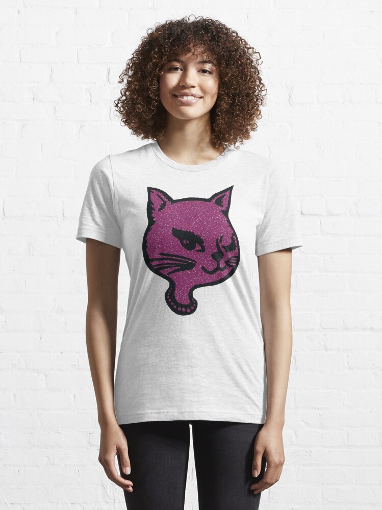 "Winking Cat Pink" T-shirt for Sale by MohrCreations | Redbubble ...