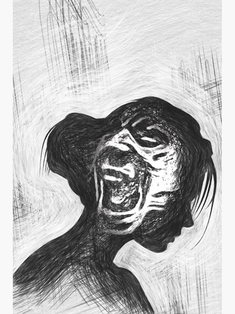 "Her Inside Voice" Sticker by cannibaljp | Redbubble