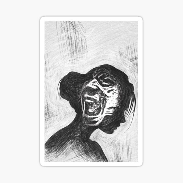 "Her Inside Voice" Sticker by cannibaljp | Redbubble