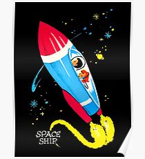 Rocketship Posters | Redbubble