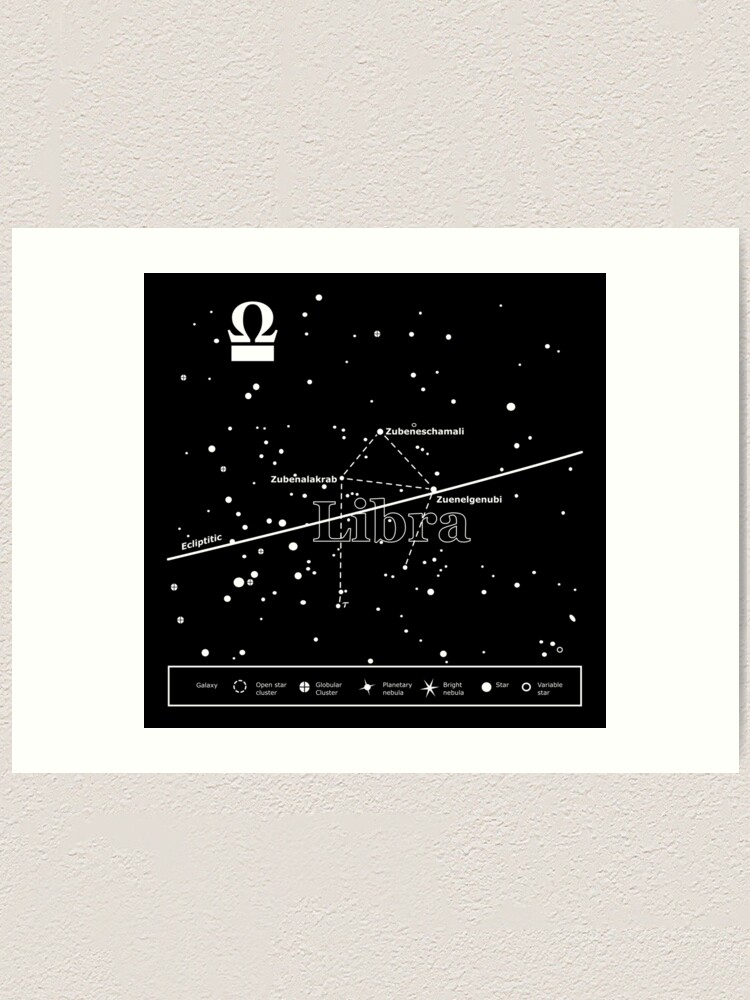 "Libra Star-Chart" Art Print for Sale by TaoJones42 | Redbubble