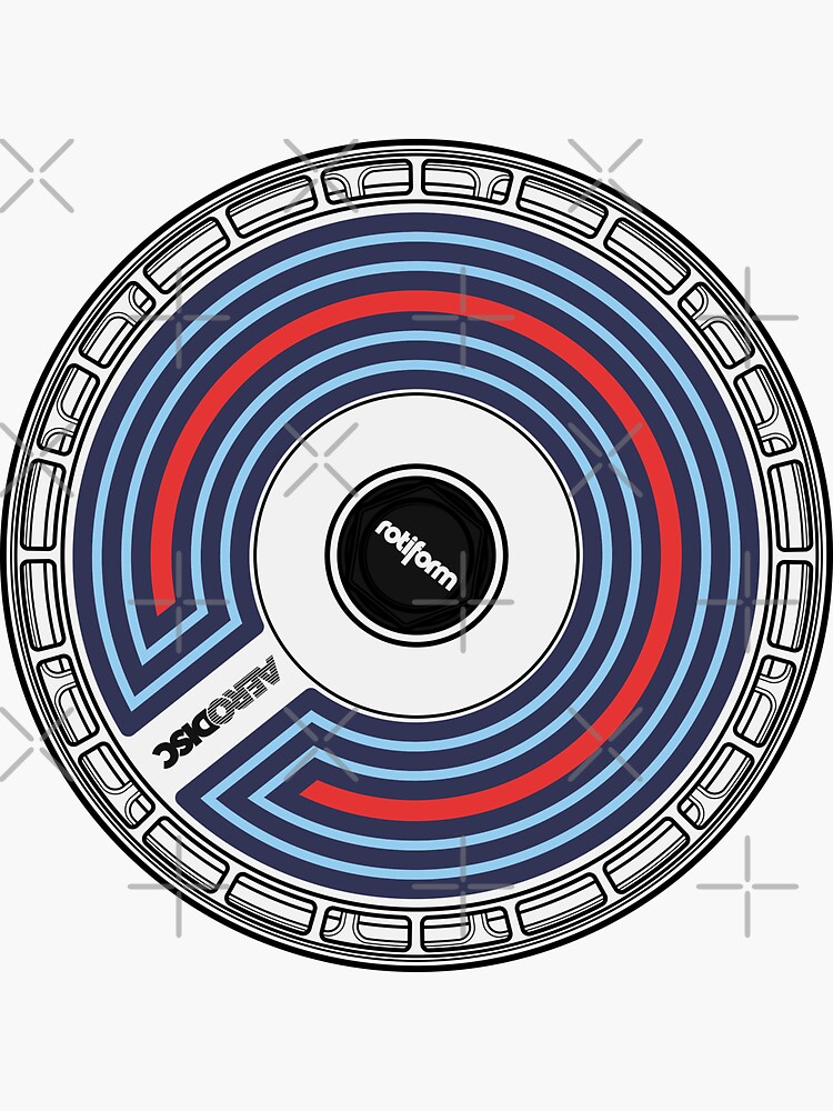 "Rotiform Aerodisc Martini" Sticker by SogoCristian | Redbubble