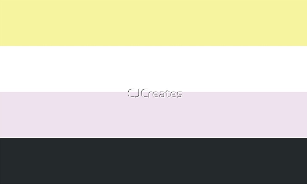 "Pastel Nonbinary Pride Flag" by CJCreates | Redbubble