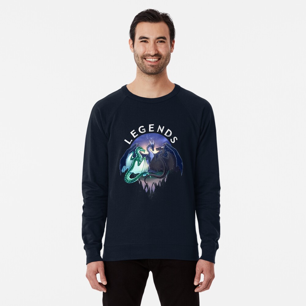 "Wings of Fire - Legends - Fathom, Darkstalker, Clearsight" Sticker for ...