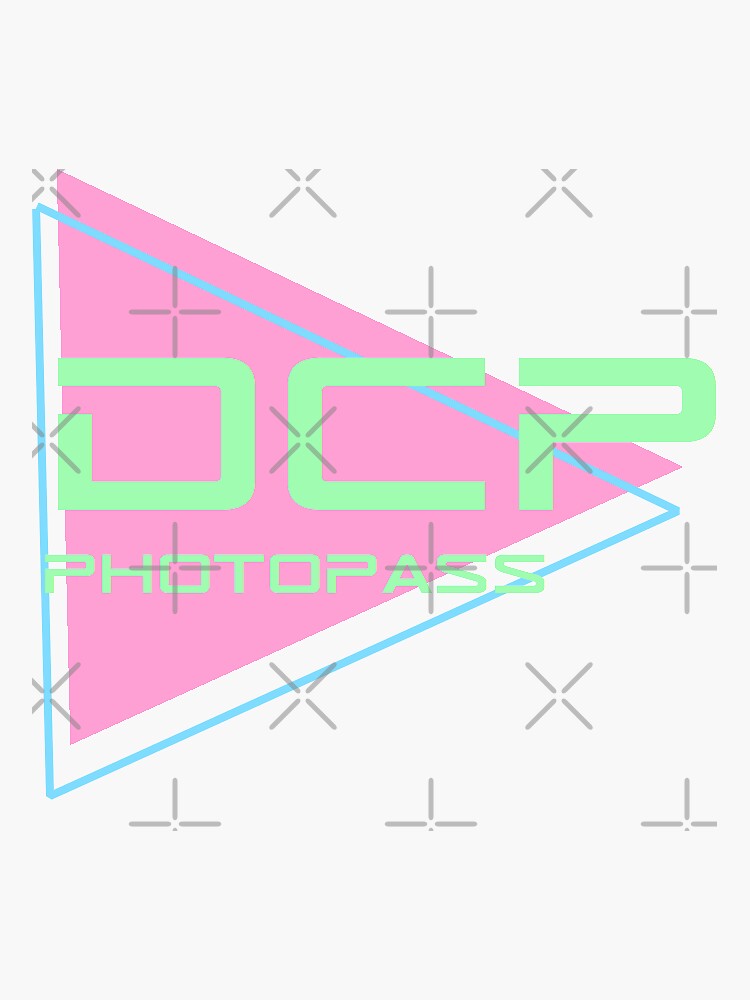 "So 90's DCP Photopass" Sticker for Sale by cortbart | Redbubble