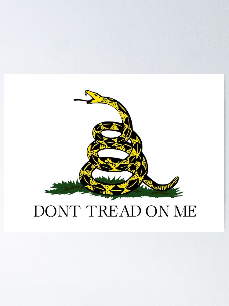 "Gadsden flag Don't tread on me Libertarian 2nd amendment 2A yellow ...