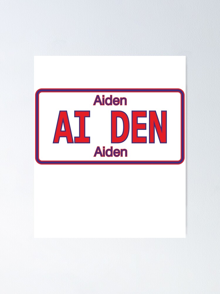 "Aiden" Poster for Sale by oleo79 | Redbubble