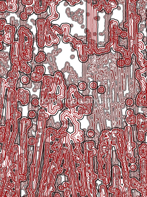 "Red threads" by dominiquelandau | Redbubble