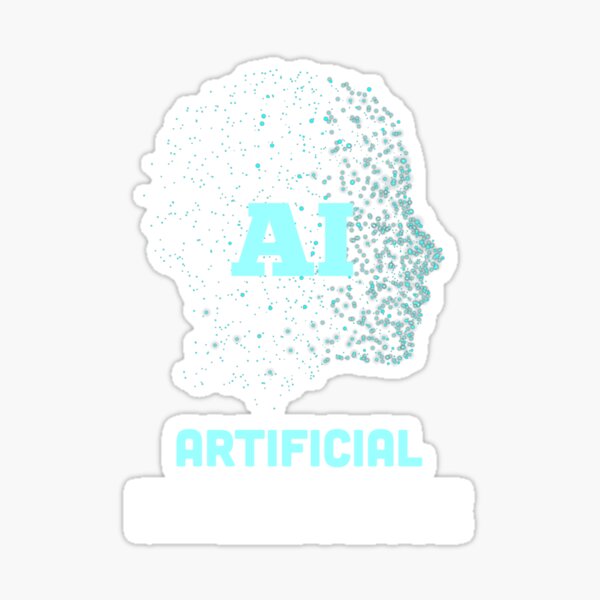 "Artificial Intelligence AI" Sticker by vladocar | Redbubble