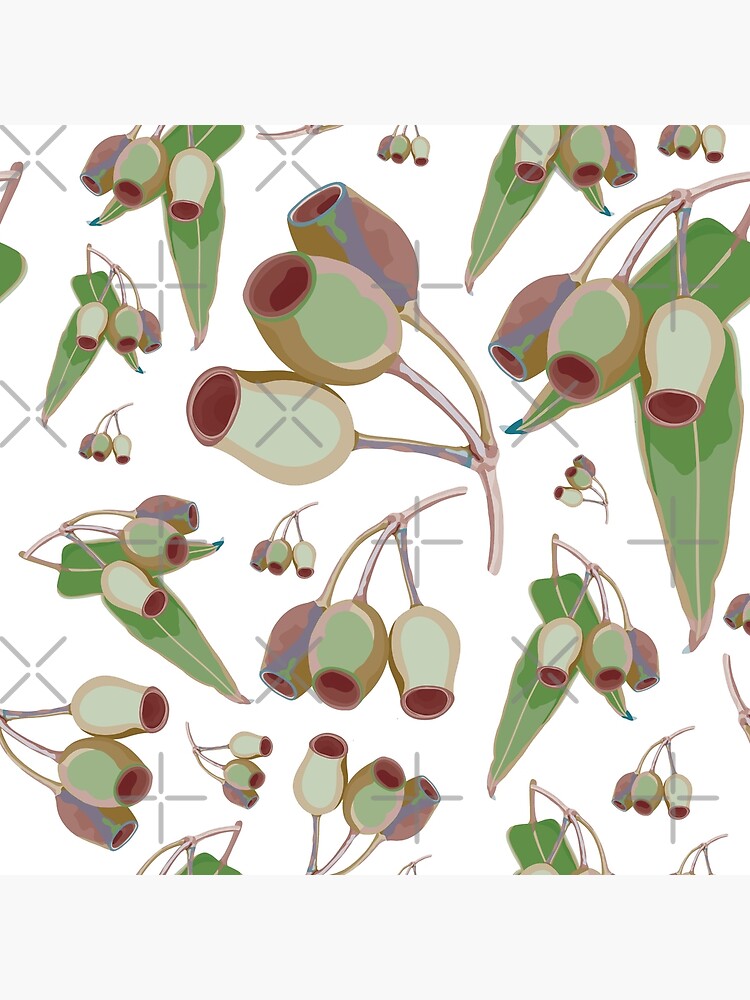 "Australian Gumnut Pattern" Art Print for Sale by sketchbookjo | Redbubble