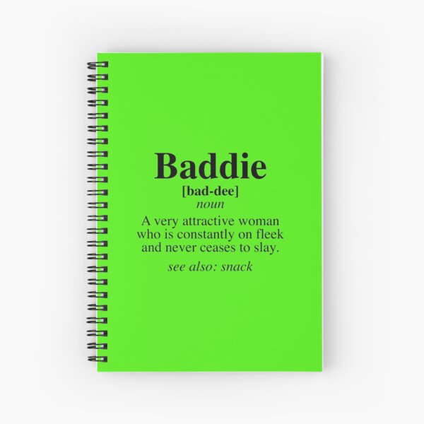 Baddie Spiral Notebooks | Redbubble