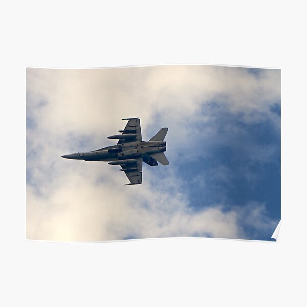 "RAAF F-18 Fighter" Poster for Sale by mgl001 | Redbubble