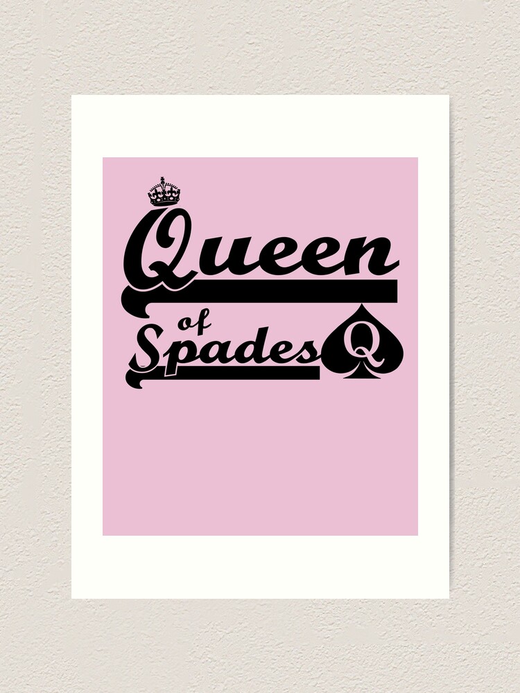 Queen Of Spades Hotwife Bbc Cuckold Art Print For Sale By Dailytees Redbubble