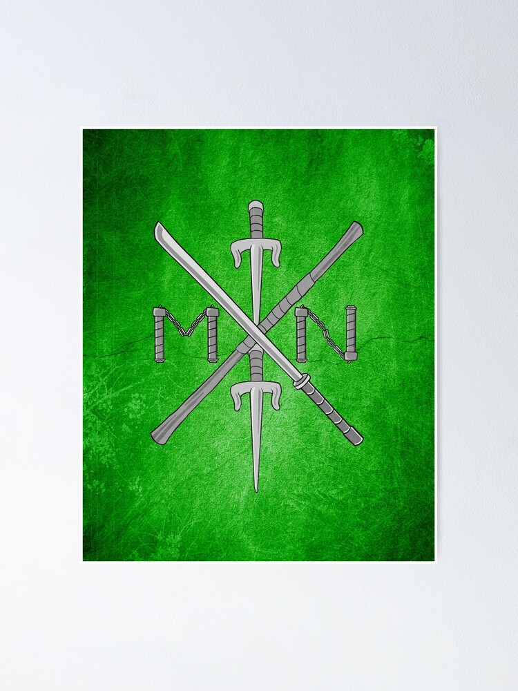 "TMNT No Weapons, All Shell" Poster for Sale by gutterjim | Redbubble