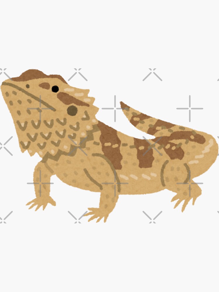 "Bearded Dragon Sticker" Sticker by mstjoh0746 | Redbubble