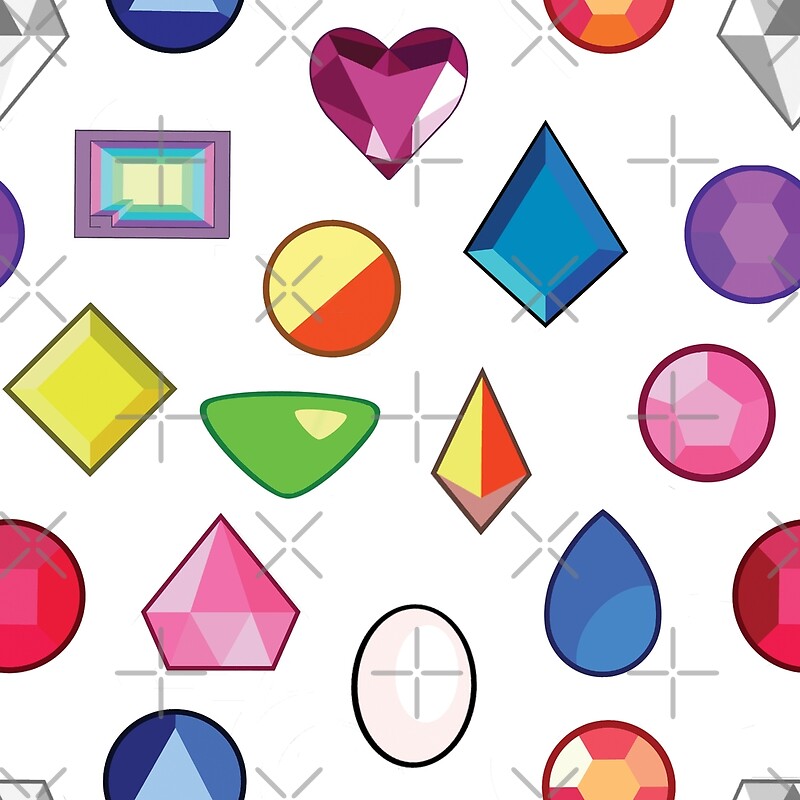 "Gem Pattern" by Stavroula Doukakis | Redbubble