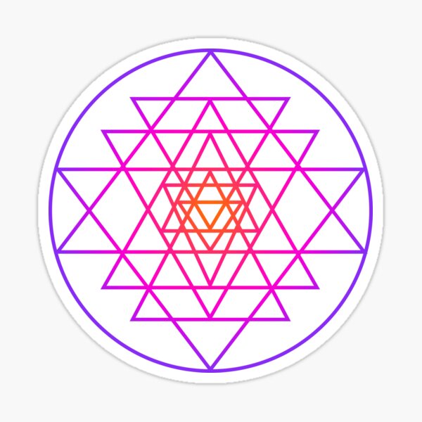 "Sri Yantra" Sticker for Sale by eviano | Redbubble