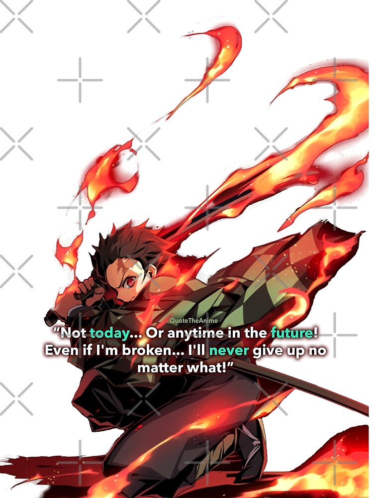 "Tanjiro Kamado - Kimetsu No Yaiba" Art Print by quotetheanime | Redbubble
