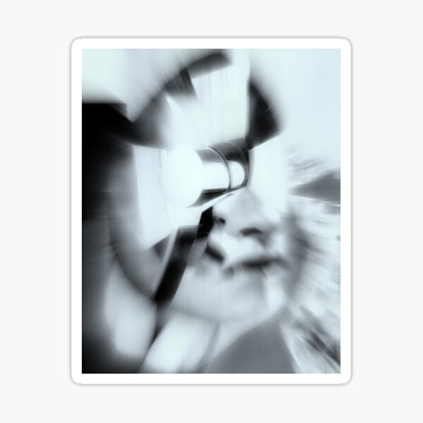 "faces-light-zoom" Sticker for Sale by smiley100 | Redbubble