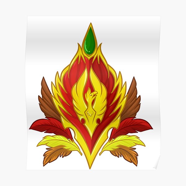 "Blood Elf Crest" Poster by DancingHare | Redbubble