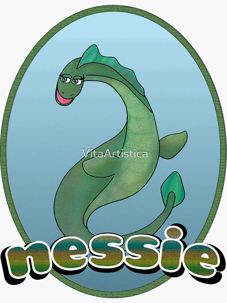 "Nessie" Sticker for Sale by VitaArtistica | Redbubble