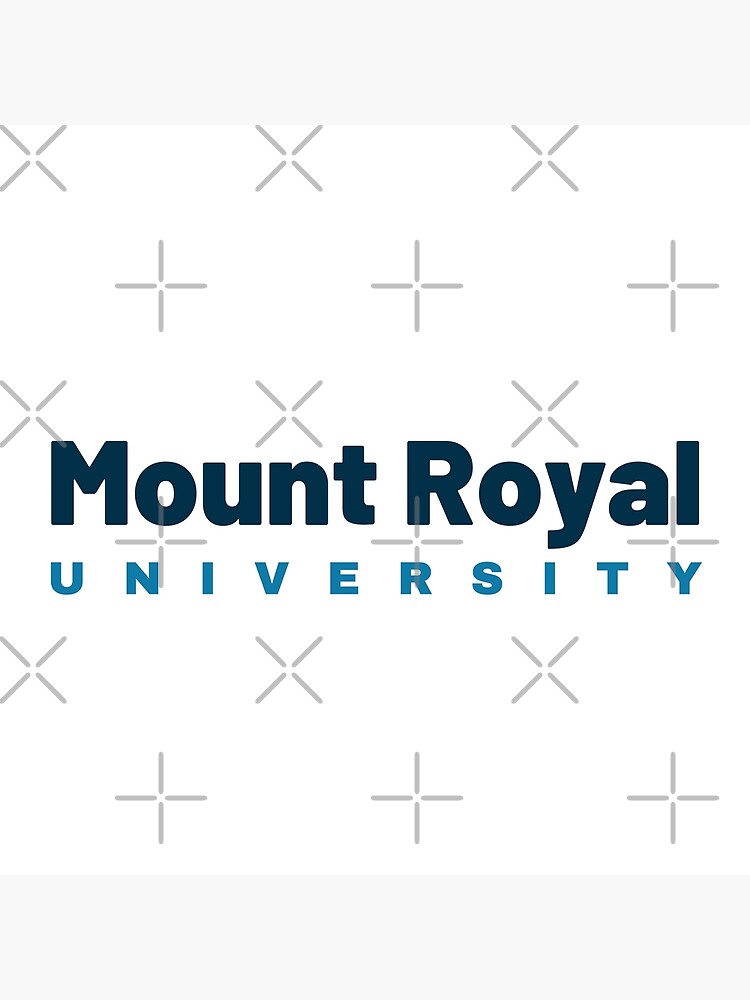 "Mount Royal University Bold Large Logo" Poster by stickel | Redbubble
