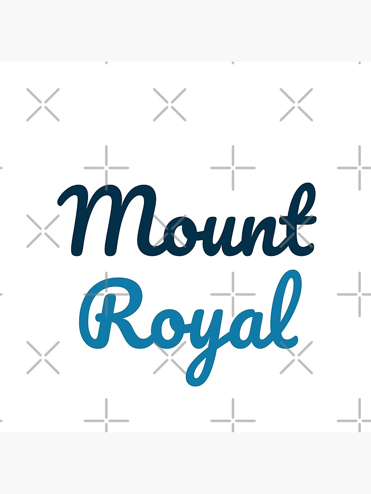 "Mount Royal University Cursive Logo" Poster for Sale by stickel ...