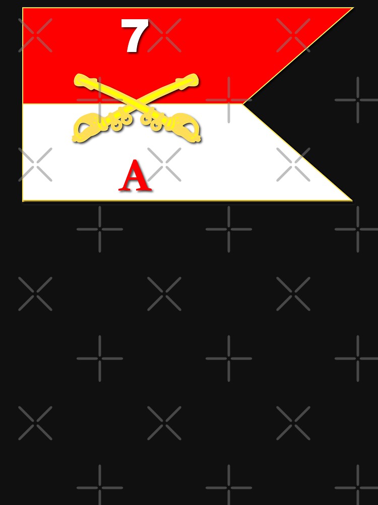 "Army - A Co Guidon - 7th Cavalry" T-shirt for Sale by twix123844 ...