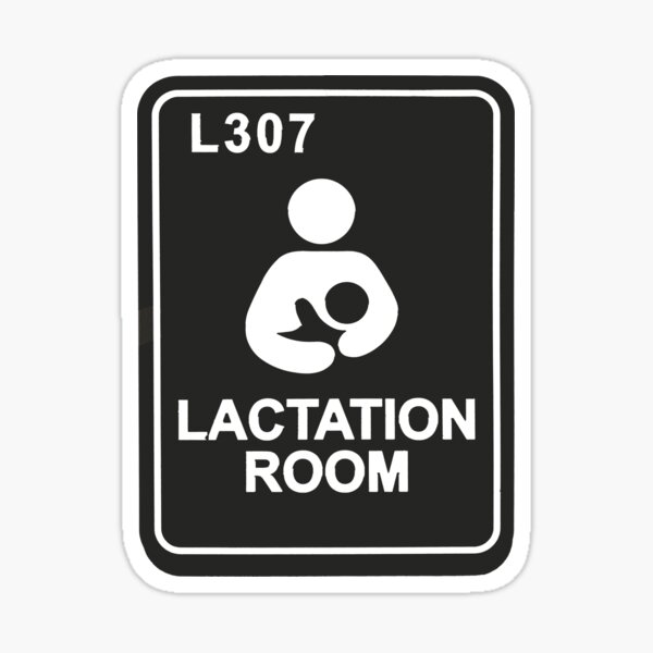 "Marston Lactation Room" Sticker for Sale by GatorStickers | Redbubble