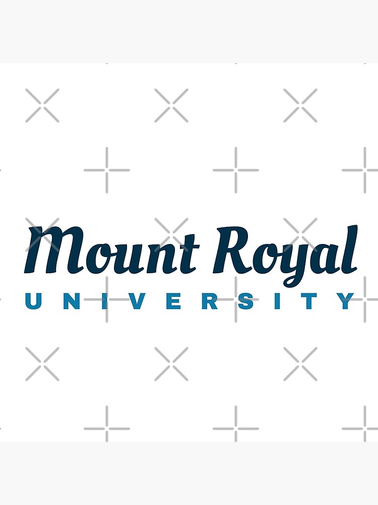 "Mount Royal University Classic Large Logo" Poster for Sale by stickel ...