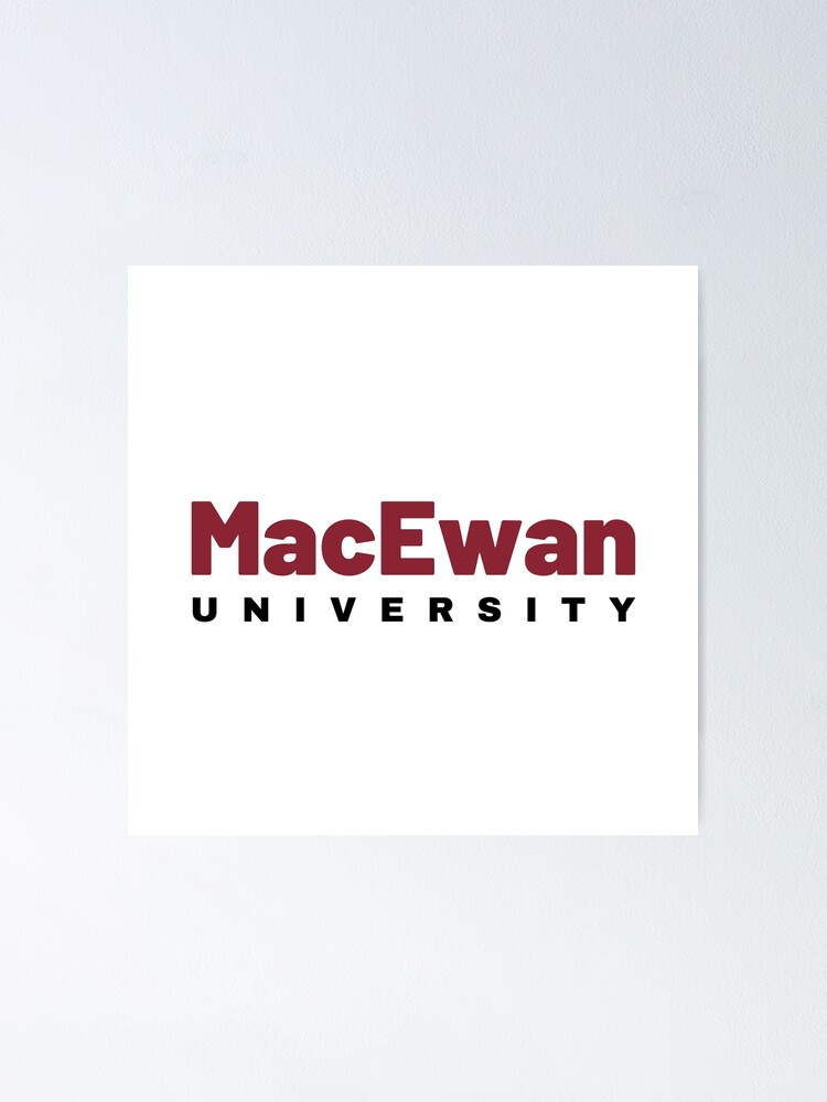 "MacEwan University Bold Large Logo" Poster by stickel | Redbubble