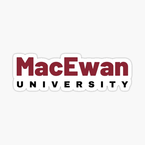 "MacEwan University Bold Large Logo" Sticker by stickel | Redbubble